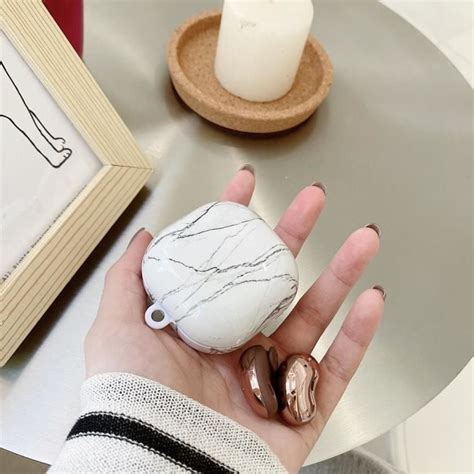 Galaxy Buds 2 Coque De Protection Rigide Avec Motif De Marbre étui