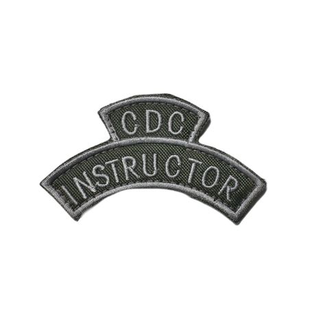 Parche Medialuna De Brazo Cdc Instructor Verde — Aventureros