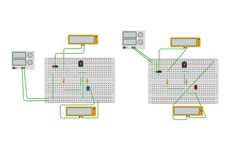 Circuit Design Transistor Sebagai Switching Tinkercad