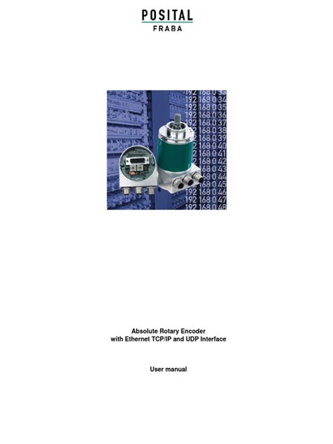 Pdf Absoluteencoders Ocd Industrialethernet Tcp Ip Manual Datacontent