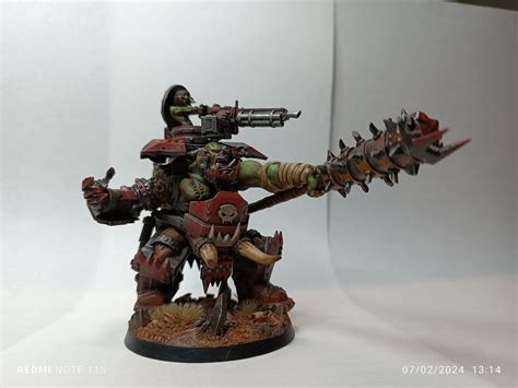 3d Printer Ork Warboss In Mega Armor By Ygreck • Made With Anucubic M3・cults