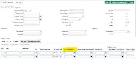 How To Make Mandatory For Tax Filed In Ar Transaction Lines — Cloud Customer Connect