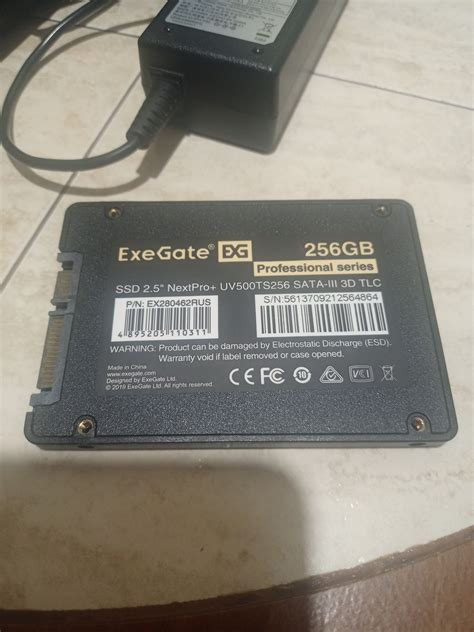 SSD диск ExeGate UV500NextPro+ 2.5 256 GB SATA-III 3D TLС (EX280462RUS ...