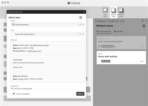 how to setup jira outlook integration in 2025