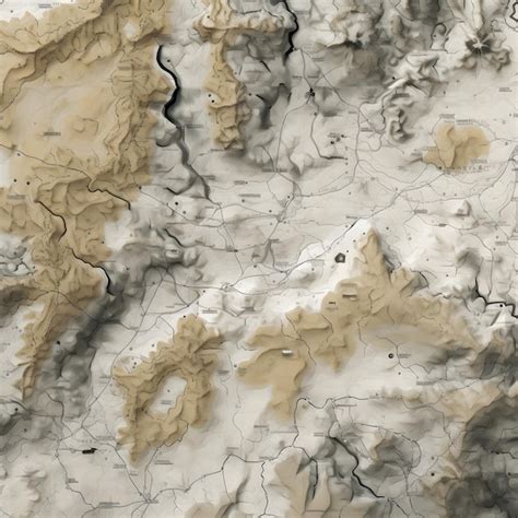 Premium Ai Image Contoured Map Texture