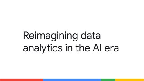 Reimagining data analytics in the AI era