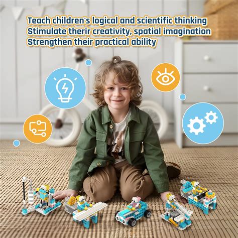 makerzoid smart building robot 72 in 1 stem electronic building