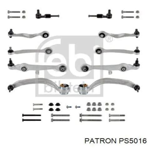 PS5016 PATRON kit de brazo de suspension delantera