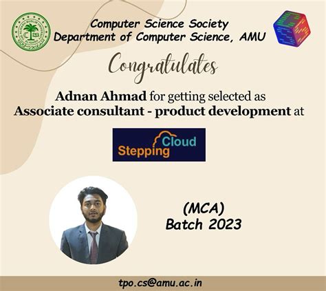 Computer Science Society Amu Computer Science Society Department Of Computer Science Amu