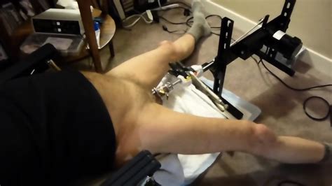 Fuck Machine Sounding My Cock In Chastity Cage Eporner