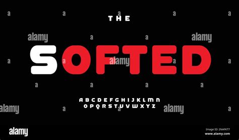 Soft Edged Font Hi Res Stock Photography And Images Alamy