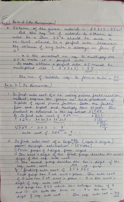Ex 41 Cubes And Cube Roots Class 8 Mathematics Ml Agarwal