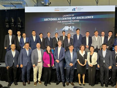 Honored To Witness The Launch Of Singapore Sectorial Ai Centre Of Excellence For Manufacturing