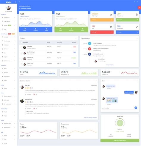 bootstrap后台管理框架，后台管理网站模板 17素材网