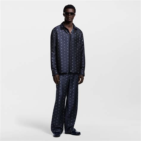 Monogram Silk Pajama Shirt New For Men Louis Vuitton