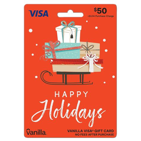 50 Vanilla Visa® T Card Holiday