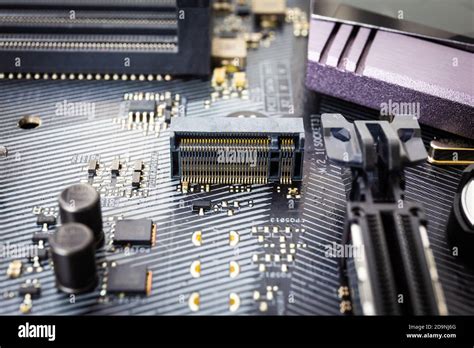 The M 2 Connector Interface For Modern High Speed And Performance Storage On The Modern Pc Black