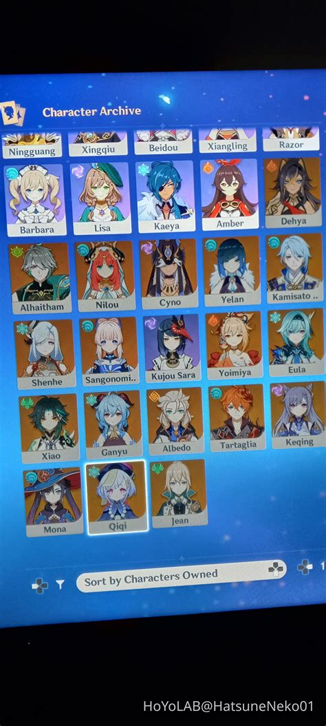 Qiqi Mona Keqin Genshin Impact Hoyolab