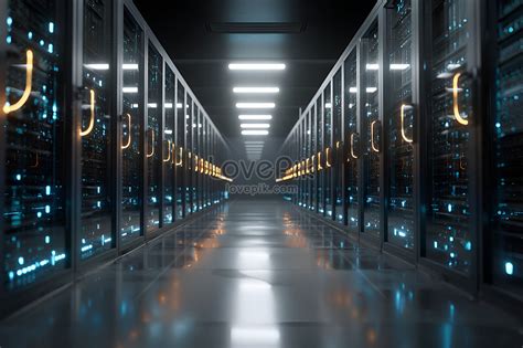 데이터 센터 내부의 서버