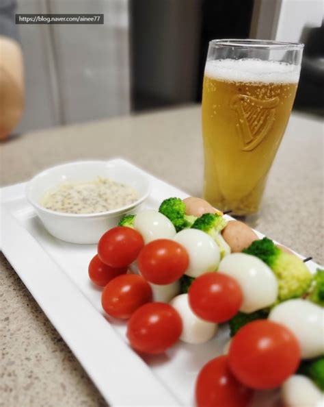 핑거푸드 토마토꼬지 와인안주 맥주안주 술안주 파티요리 홈파티메뉴 피크닉메뉴 도시락메뉴 손님초대요리 집들이요리