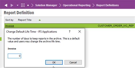 reprint original duplicate button not visible on customer invoice ifs