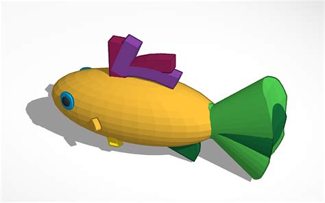 3d Design Fish Tinkercad
