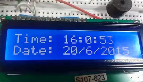 Arduino Based Digital Clock With Alarm Using 1602 Lcd 4 Steps Instructables