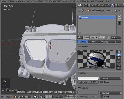 Cycles Render Engine Reflections Do Not Show In Imported Model Blender Stack Exchange