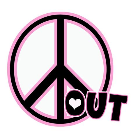 Scrapbook With A Pink Peace Sign