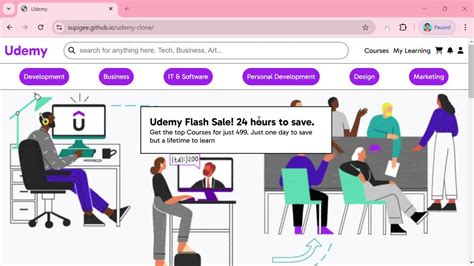 Geetha ｷﾞ タ Rajendran On Linkedin 🚀 Project Alert Udemy Website Clone 🚀 Excited To Share