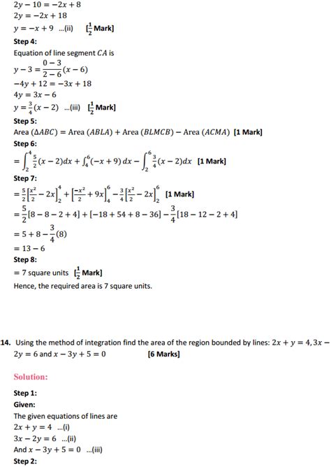 Mp Board Class 12th Maths Solutions Chapter 8 Application Of Integrals