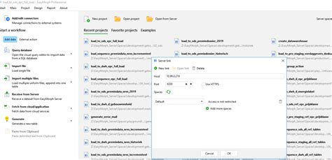 Schedule Tasks For Load To Datawarehouse Easymorph Community Data