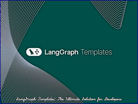 Langgraph Templates The Ultimate Solution For Developers Cryptocosmosai