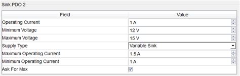Tps65982 Not Save Maximum Voltage In Variable Sink Pdo Interface Forum Interface Ti E2e