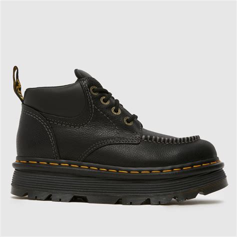 Dr Martens Zebzag 4 Eye Boots In Black Shoefreak