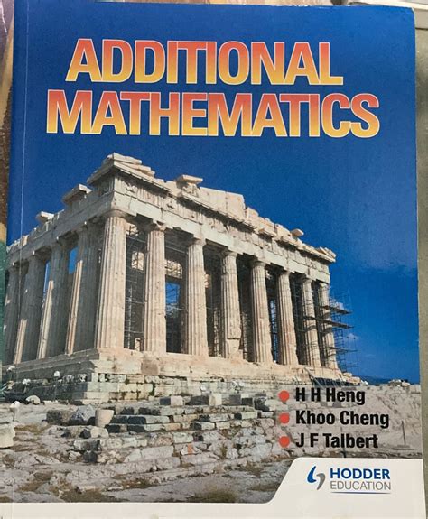 Additional Mathematics Textbook Hobbies And Toys Books And Magazines