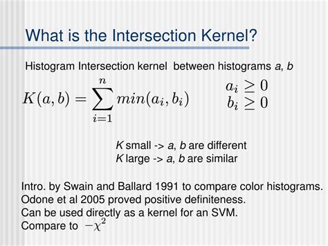 Ppt Classification Using Intersection Kernel Svms Is Efficient Powerpoint Presentation Id820344