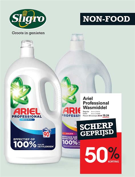 Ariel Professional Wasmiddel Aanbieding Bij Makro