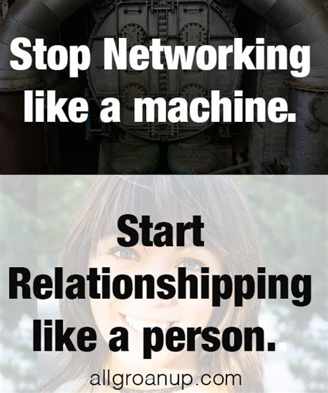 Why You Should Stop Networking And Start Doing This Instead… All Groan Up