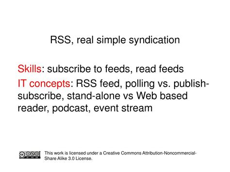 Ppt Rss Real Simple Syndication Powerpoint Presentation Free