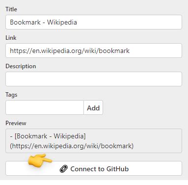 Github Osmoscraft Osmosmemo Turn Github Into A Bookmark Manager