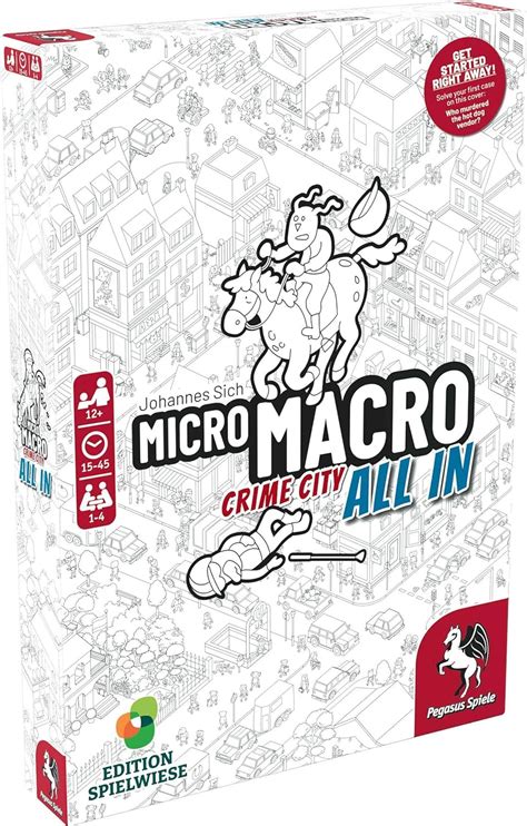 Micromacro Crime City 3 All In Board Game By Pegasus Spiele 1 4 Players