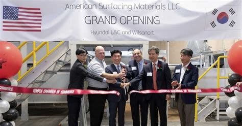 현대landc 美 하넥스 공장 준공인조대리석 생산 확대