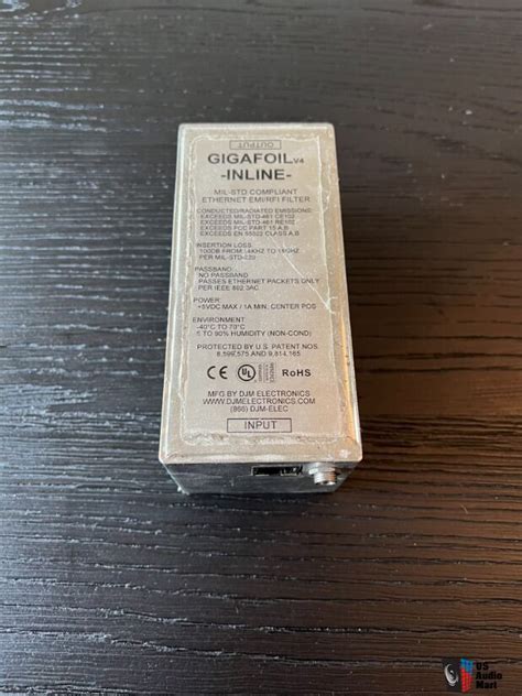 Gigafoil V4 Inline Ethernet Filter With Sbooster Linear Power Photo