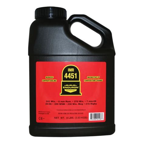 Imr 4451 Smokless Powder 8 Lb Another New Enduron Extruded Powder Imr 4451 Gives Top