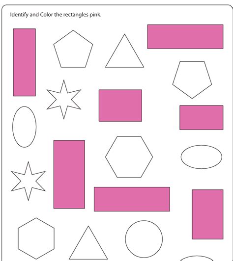 Identifying Rectangles Worksheets Math Fun Worksheets