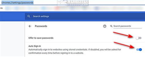 How To Disable The Built In Password Manager In Chrome Firefox And Edge Majorgeeks