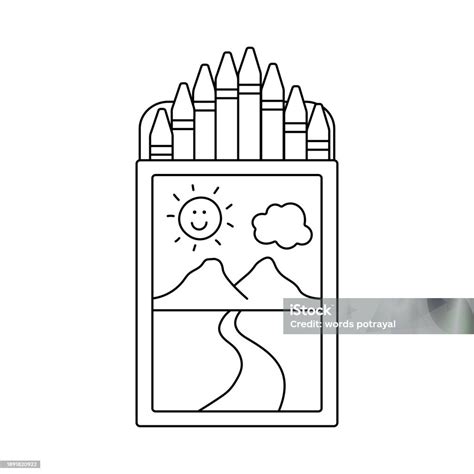 손으로 그린 아이 그림 만화 벡터 일러스트 아이 크레용 아이콘 흰색 절연 0명에 대한 스톡 벡터 아트 및 기타 이미지 0명