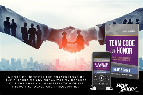 Developing A Code Of Honor Blair Singer