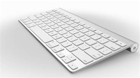 Беспроводная клавиатура Apple iMac 3D Модель $19 - .max .fbx .obj .c4d ...